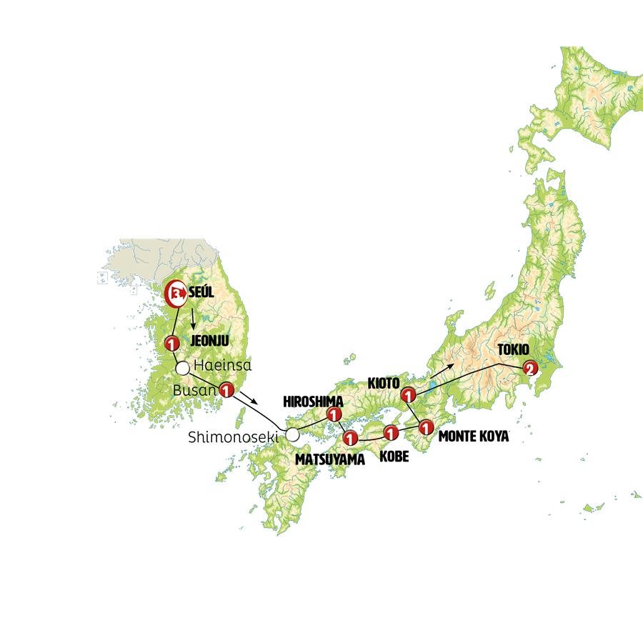 Viajar por Clasicos de Corea y Japón Fin Tokio 14D